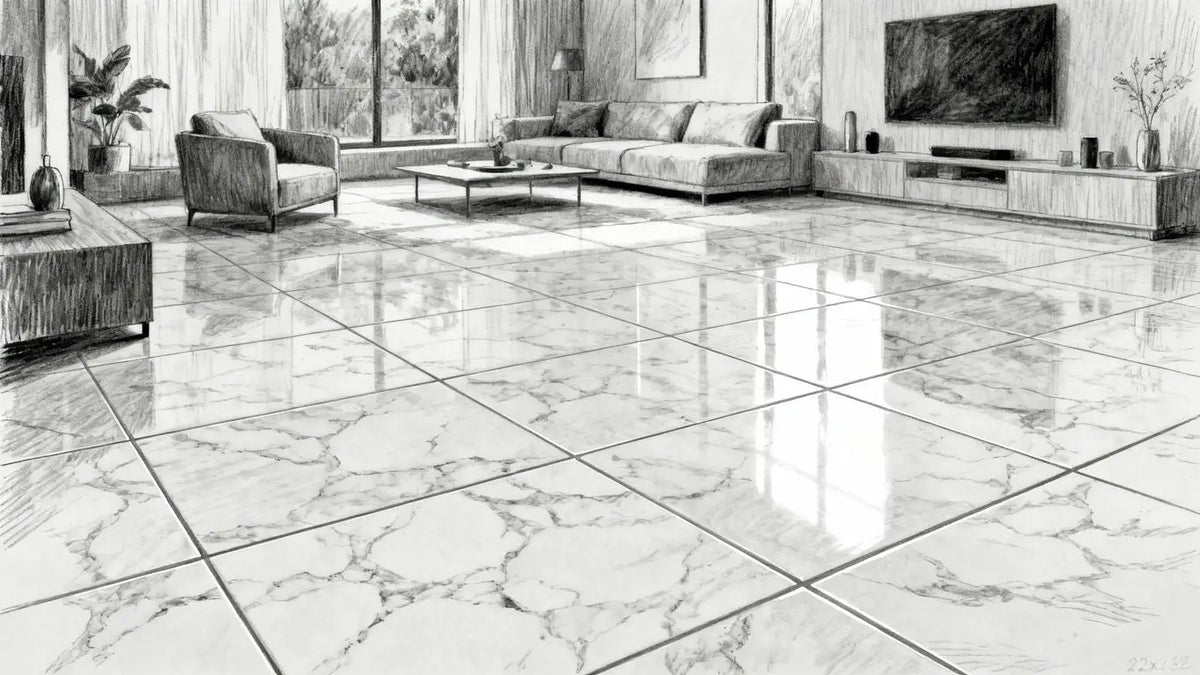 Transform Your Space with 32x32 Porcelain Tile: – American Stone Center